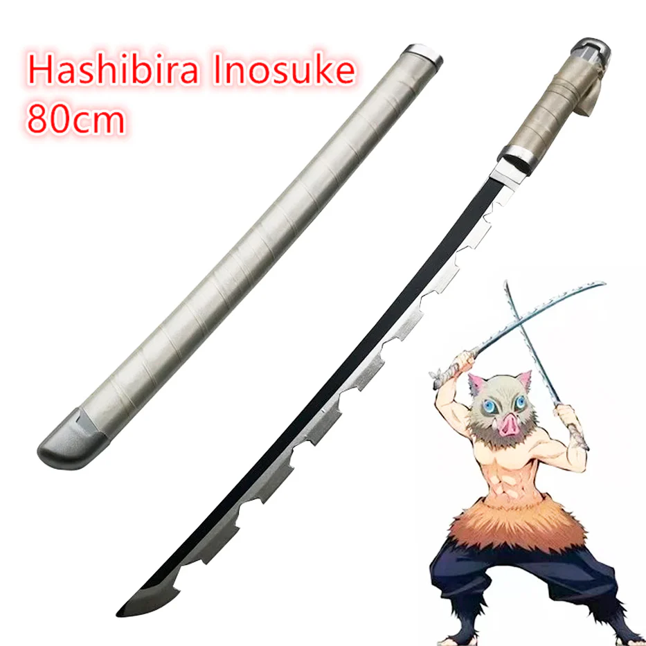PRÓXIMAMENTE Espada Katana Inosuke - Demon Slayer - Cosplay 80 cm - Se ...